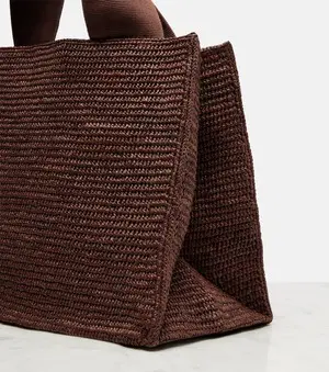 THE ROW Loretta Raffia Tote - Brown