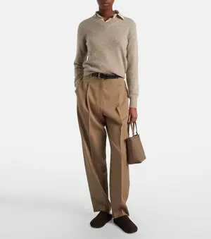 THE ROW Park Small Leather Tote Bag