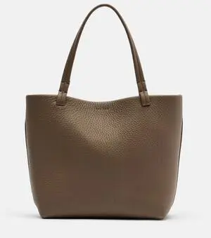 THE ROW Park Leather Tote Bag - Grey