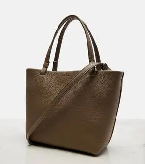 THE ROW Park Leather Tote Bag - Grey