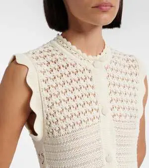 ERES Aurora Crochet Top - White