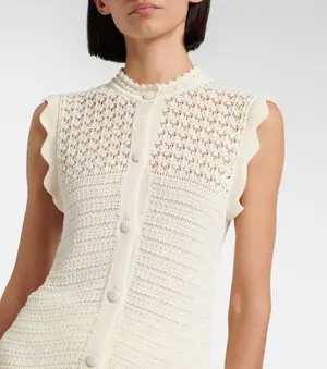 ERES Aurora Crochet Top - White
