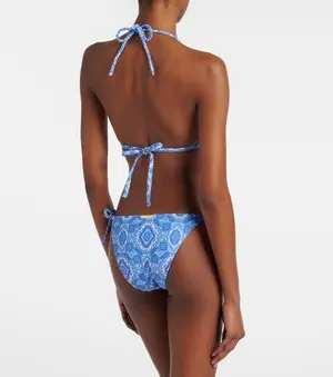 Heidi Klein Mykonos Printed Bikini Bottom
