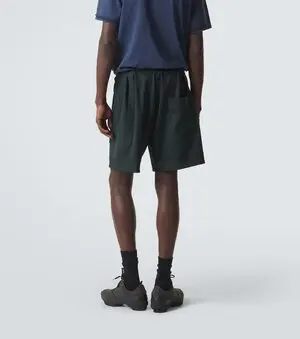 KIKO KOSTADINOV Kyan Wool-blend Shorts - Green