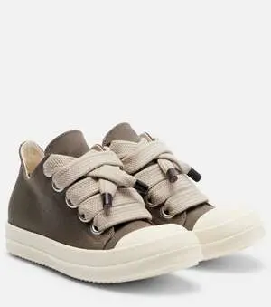 Rick Owens Jumbolace Low-top Sneakers - Grey