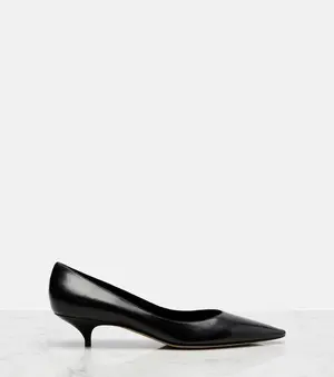 THE ROW Liisa Leather Pumps