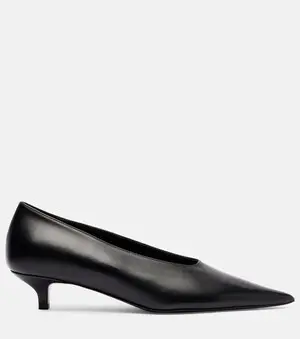 TOTEME Leather Pumps - Black