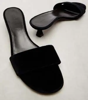 THE ROW Combo Leather Slides