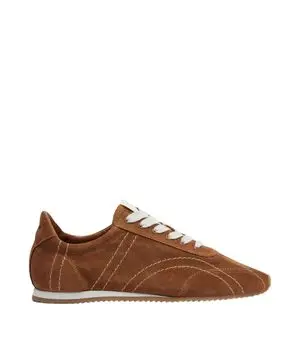TOTEME Suede Lace-up Sneakers - Brown
