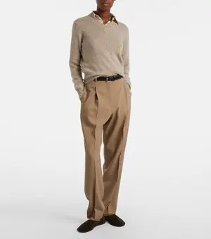 THE ROW Canal Calf Hair Slip-on Shoes - Brown