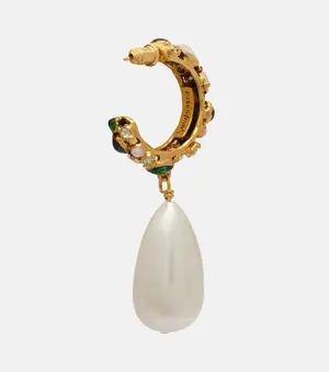 Saint Laurent Embellished Drop Earrings