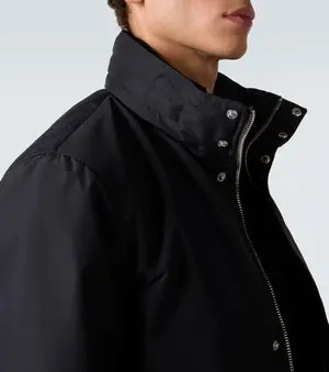 Prada Re-nylon Zip-up Jacket - Black