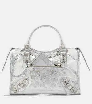Balenciaga Silver Tone Totes