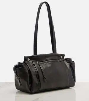 Prada Leather Tote Bag - Black