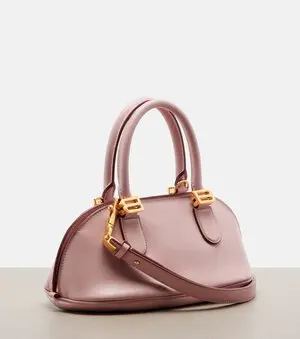 Balenciaga Bolero Mini Leather Top-handle Bag - Pink