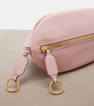 Balenciaga Bolero Mini Leather Top-handle Bag - Pink
