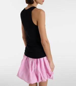 PATOU Logo Bow-detail Tank Top - Black
