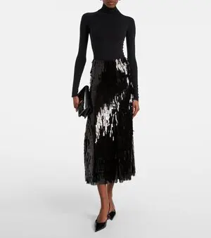 CHRISTIAN LOUBOUTIN Miss Z 60 Patent Leather Slingback Pumps - Black