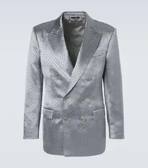 TOM FORD Polka-dot Crêpe Satin Blazer