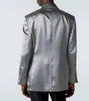 TOM FORD Polka-dot Crêpe Satin Blazer