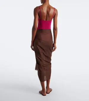 ERES Cabine Cotton Beach Cover-up - Brown