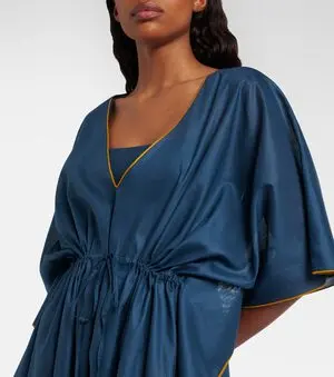 ERES Voilier Cotton Kaftan - Blue