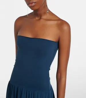 ERES Oda Crêpe Jersey Maxi Dress - Blue