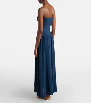 ERES Oda Crêpe Jersey Maxi Dress - Blue