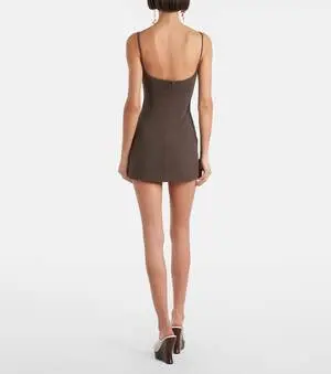 Magda Butrym Wool-blend Mini Dress