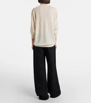 THE ROW Eglitta Linen Wide-leg Jeans