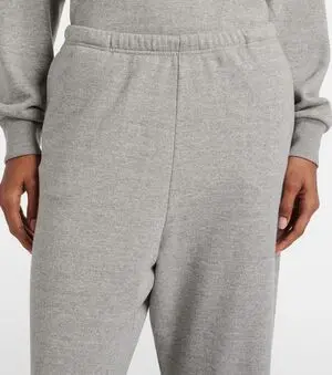 THE ROW Kohana Cotton And Cashmere Sweatpants - Grey