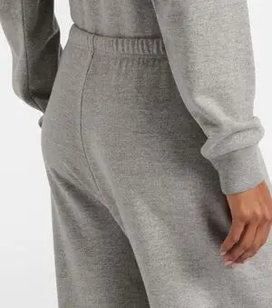 THE ROW Kohana Cotton And Cashmere Sweatpants - Grey