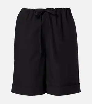 THE ROW Emiliano Cotton Shorts