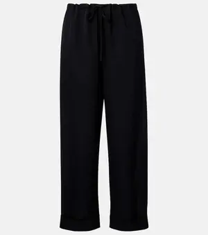 THE ROW Delano Wool Straight Pants