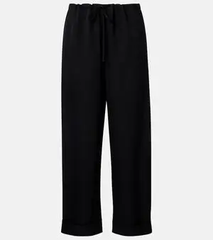 THE ROW Delano Wool Straight Pants