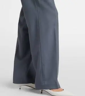 THE ROW Ragnar Virgin Wool Wide-leg Pants