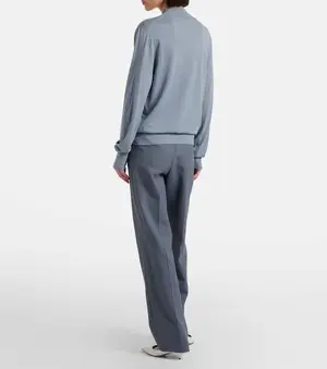 THE ROW Ragnar Virgin Wool Wide-leg Pants