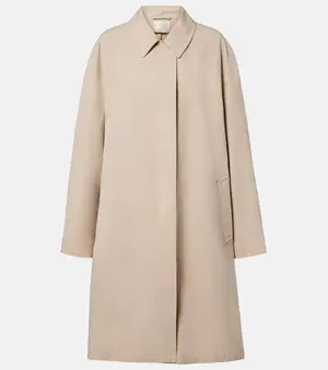 THE ROW Dayton Cotton Car Coat - Beige