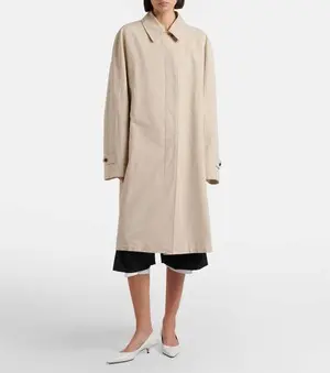 THE ROW Dayton Cotton Car Coat - Beige