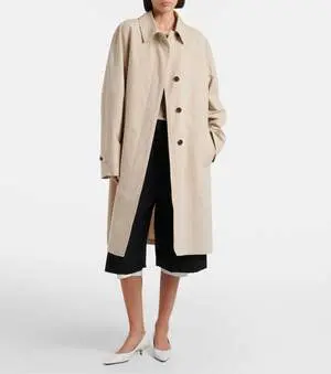 THE ROW Dayton Cotton Car Coat - Beige