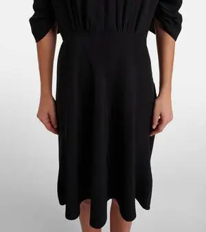 THE ROW Emmeline Silk Crêpe Cady Midi Dress