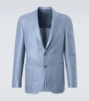 Canali Wool, Silk, And Linen Blazer
