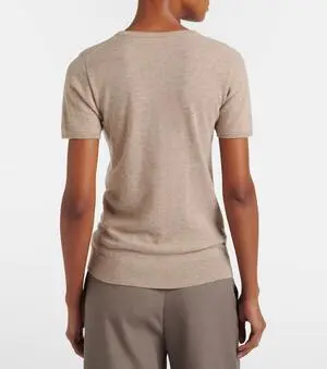 THE ROW Nova Cashmere Top - Beige