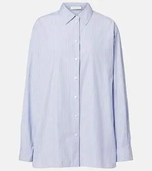 THE ROW Sisilia Striped Cotton Shirt
