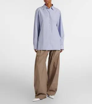 THE ROW Sisilia Striped Cotton Shirt