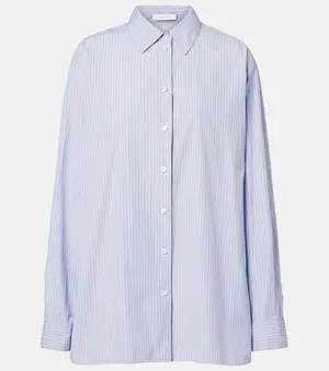 THE ROW Striped Cotton Shirt