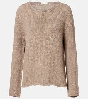 THE ROW Nitha Cashmere Sweater - Beige