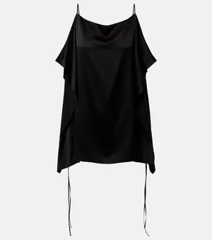 THE ROW Koray Silk Top