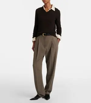 THE ROW Nalini Knitted Cashmere Top