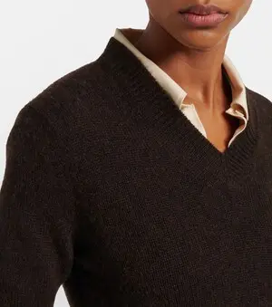 THE ROW Nalini Knitted Cashmere Top